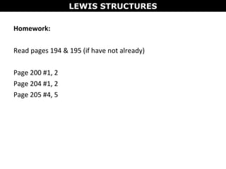 Tang 05 lewis dot diagrams | PPT | Chemistry | Science