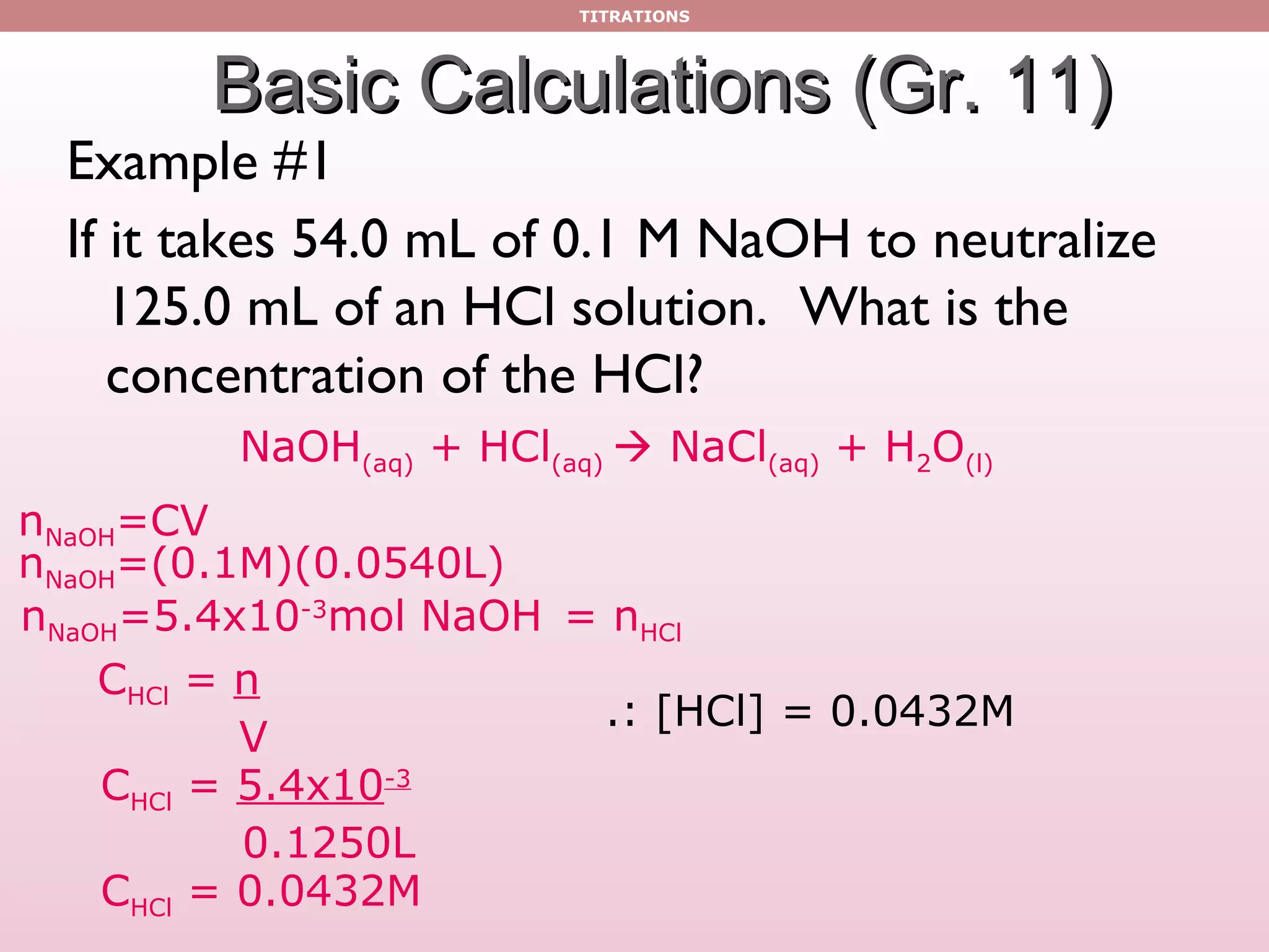 Tang 06 titrations & buffers | PPT
