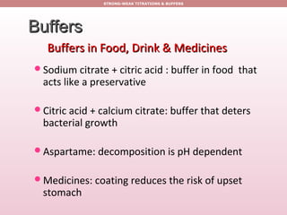 Tang 06 titrations & buffers | PPT
