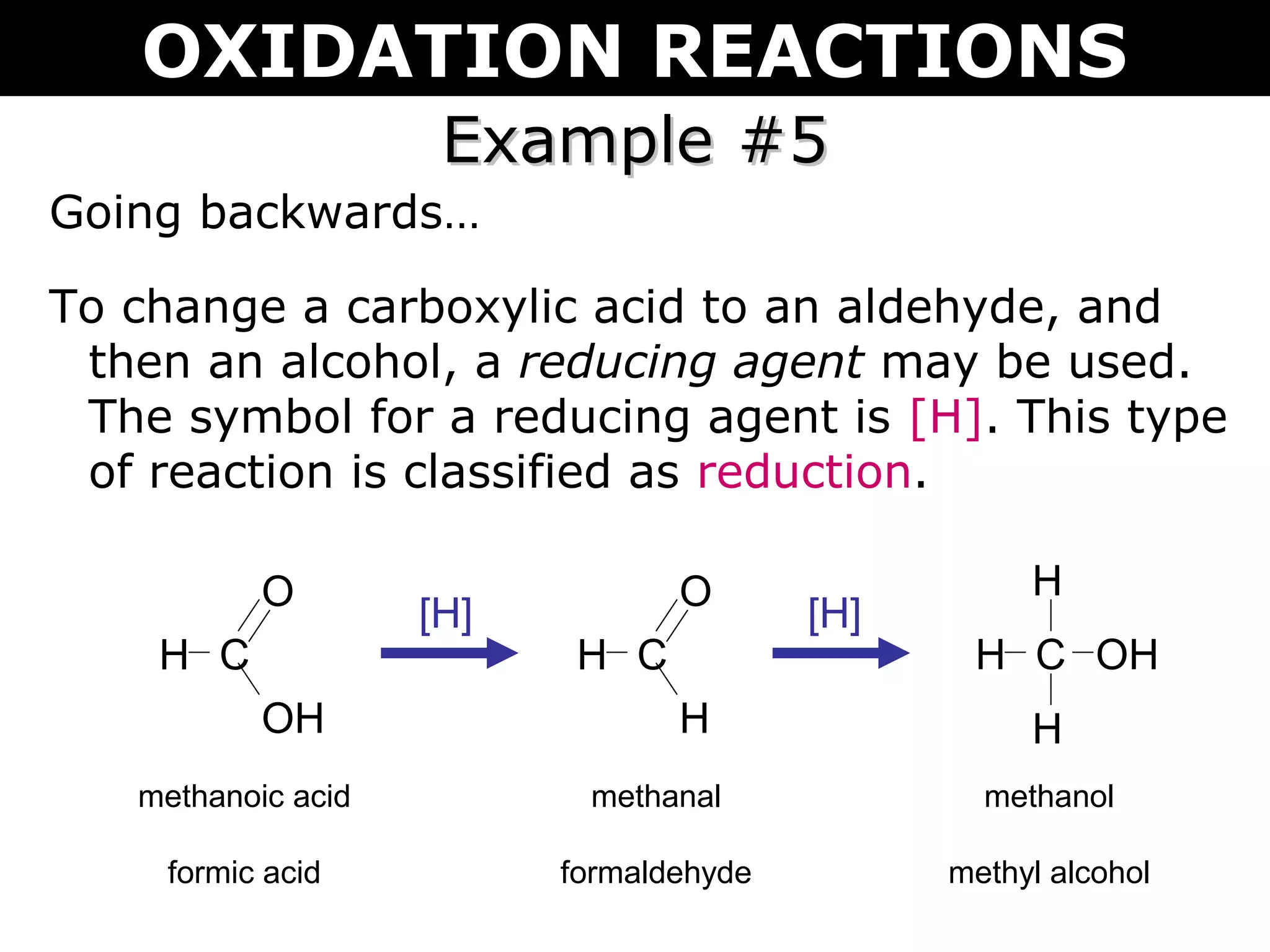 Tang 07 oxidation reactions 2 | PPT