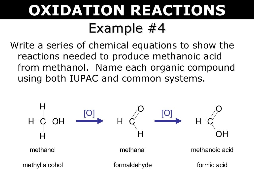 Oxidation Reaction
