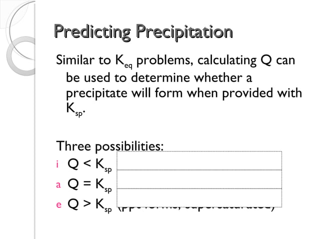 Tang 08 equilibrium and solubility | PPT