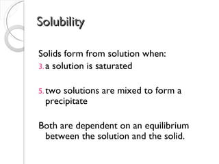 Tang 08 equilibrium and solubility | PPT