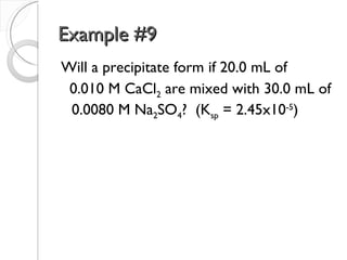 Tang 08 equilibrium and solubility | PPT