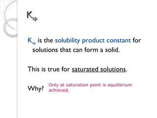 Tang 08 equilibrium and solubility | PPT