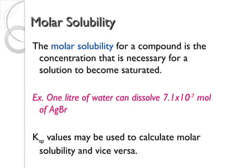 Tang 08 equilibrium and solubility | PPT