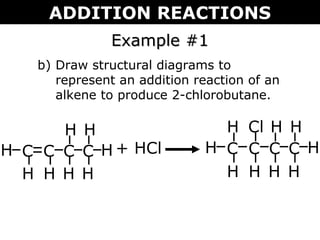 Tang 09 reactions - addition 2 | PPT | Chemistry | Science