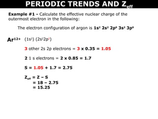 Effective Nuclear Charge Equation