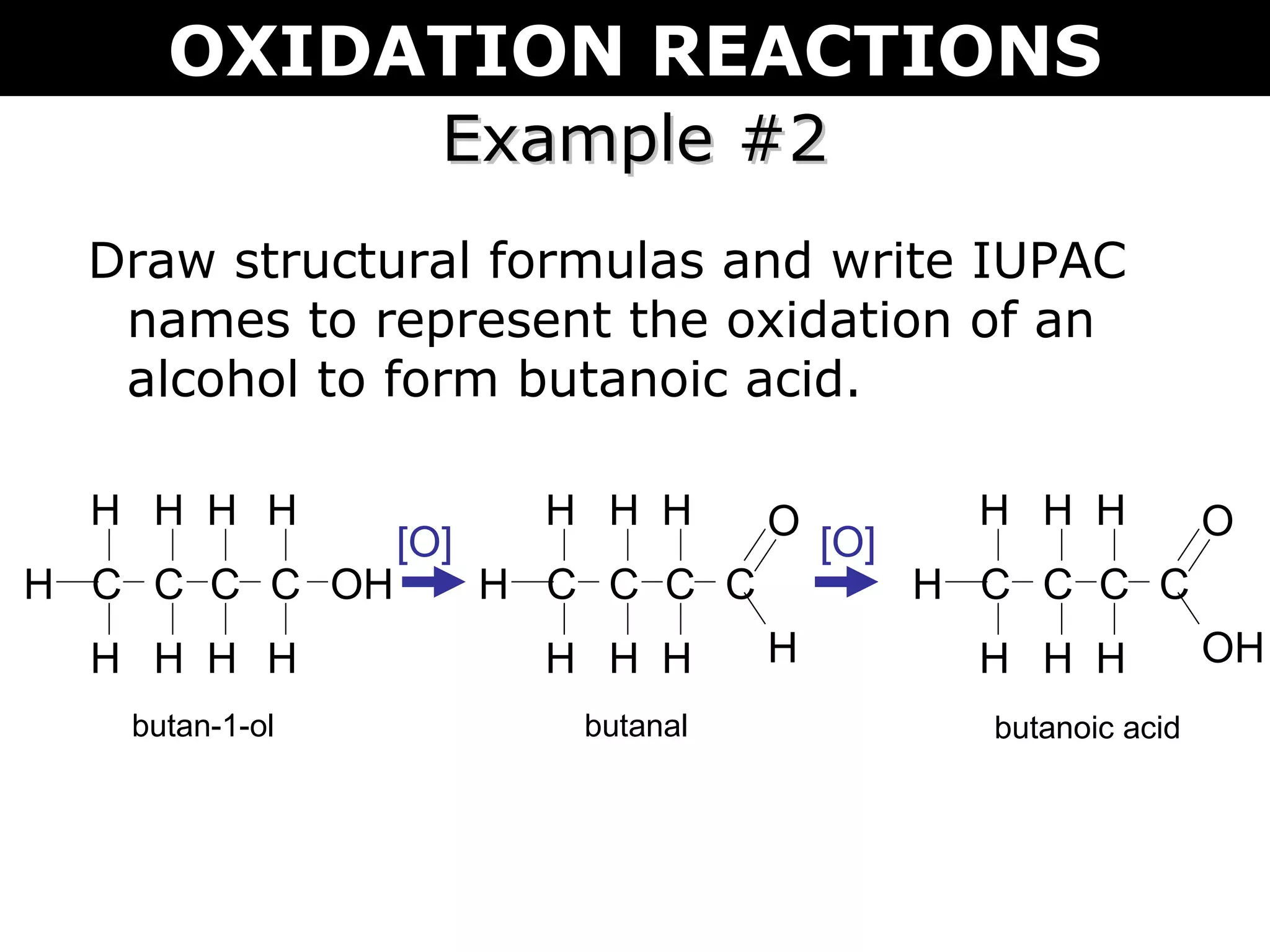 Tang 11 oxidation reactions 2 | PPT