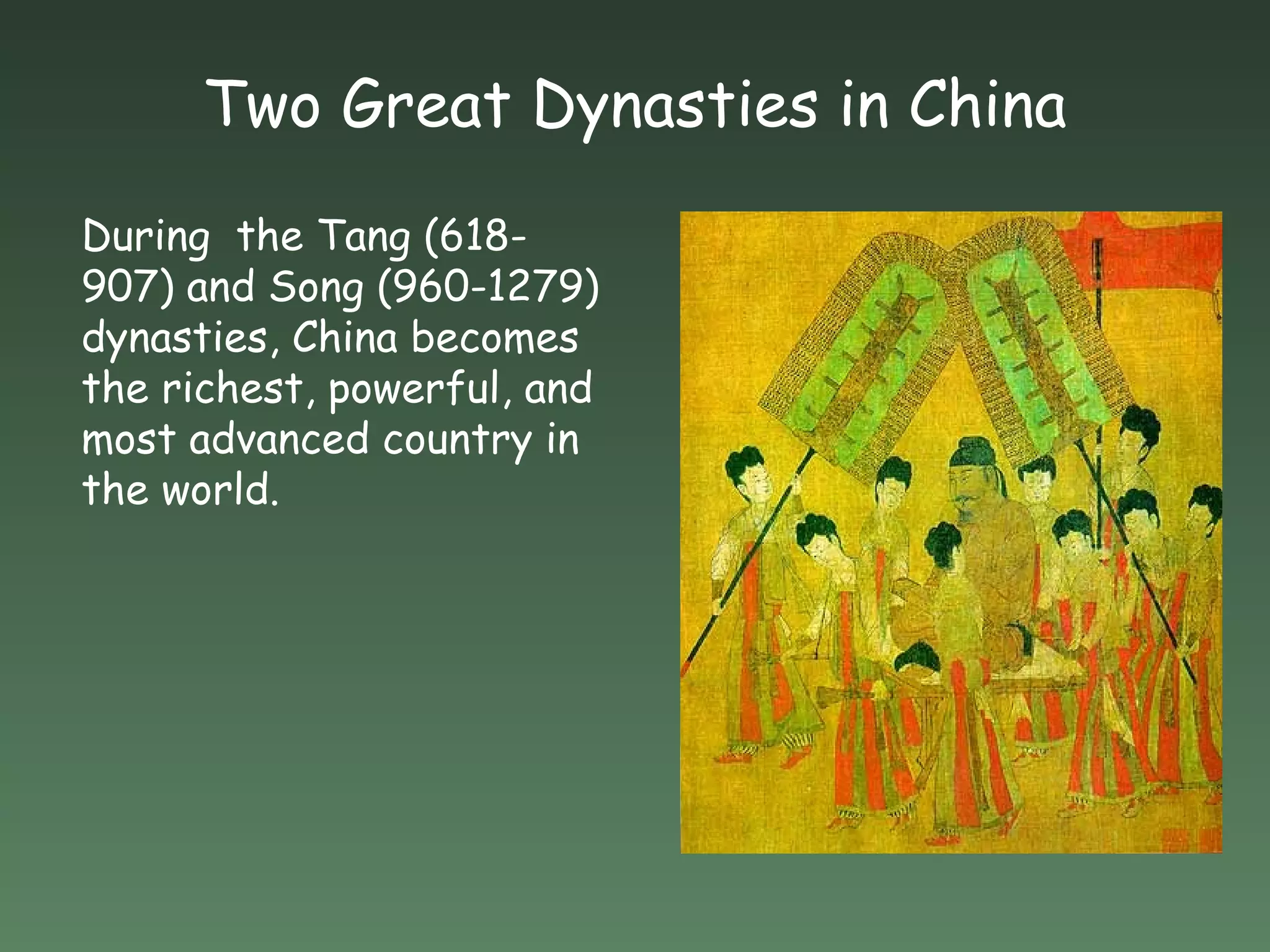 Tang and song | PPT