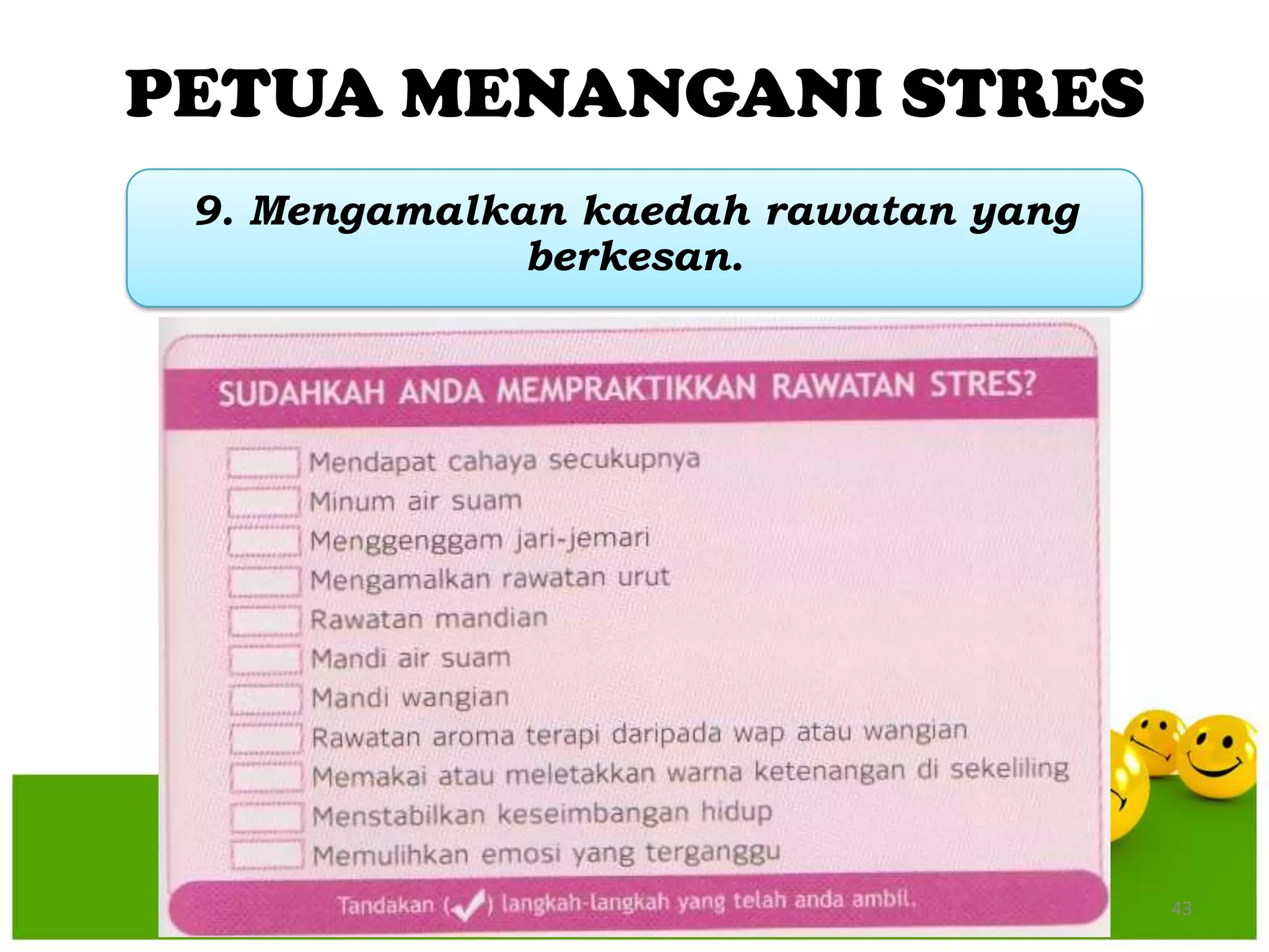 Tangani stres anda dengan bijak! | PPSX