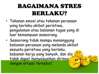 Tangani stres anda dengan bijak! | PPSX