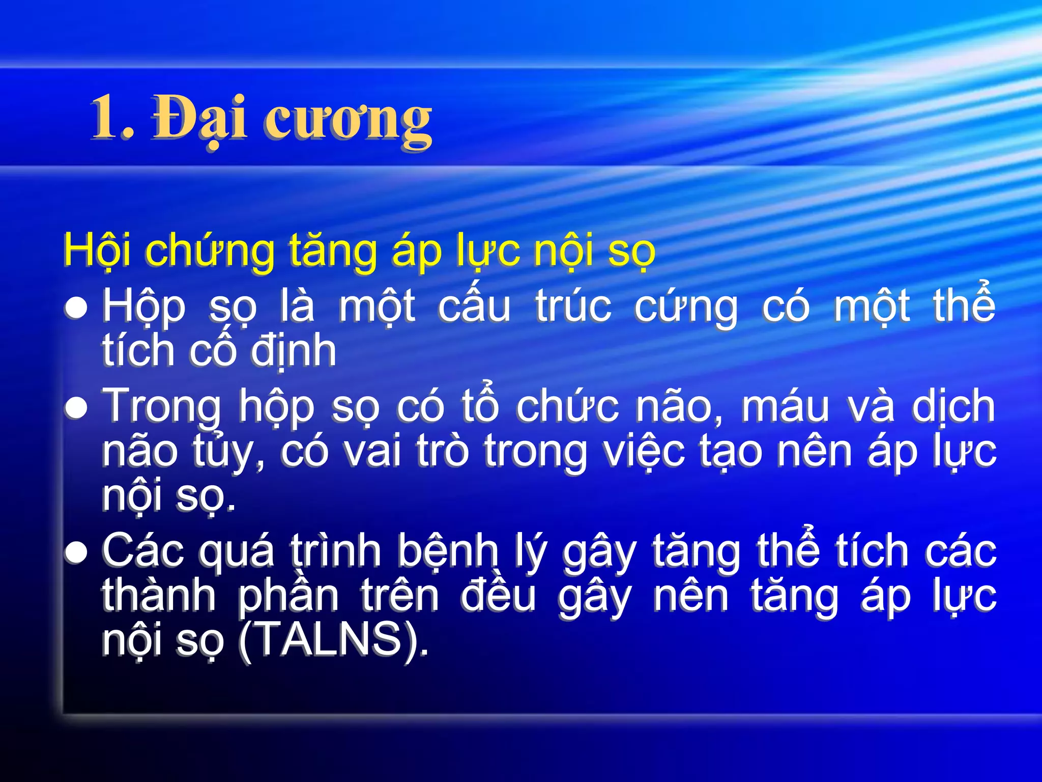 HỘI CHỨNG TÂNG ÁP LỰC NỘI SỌ | PDF