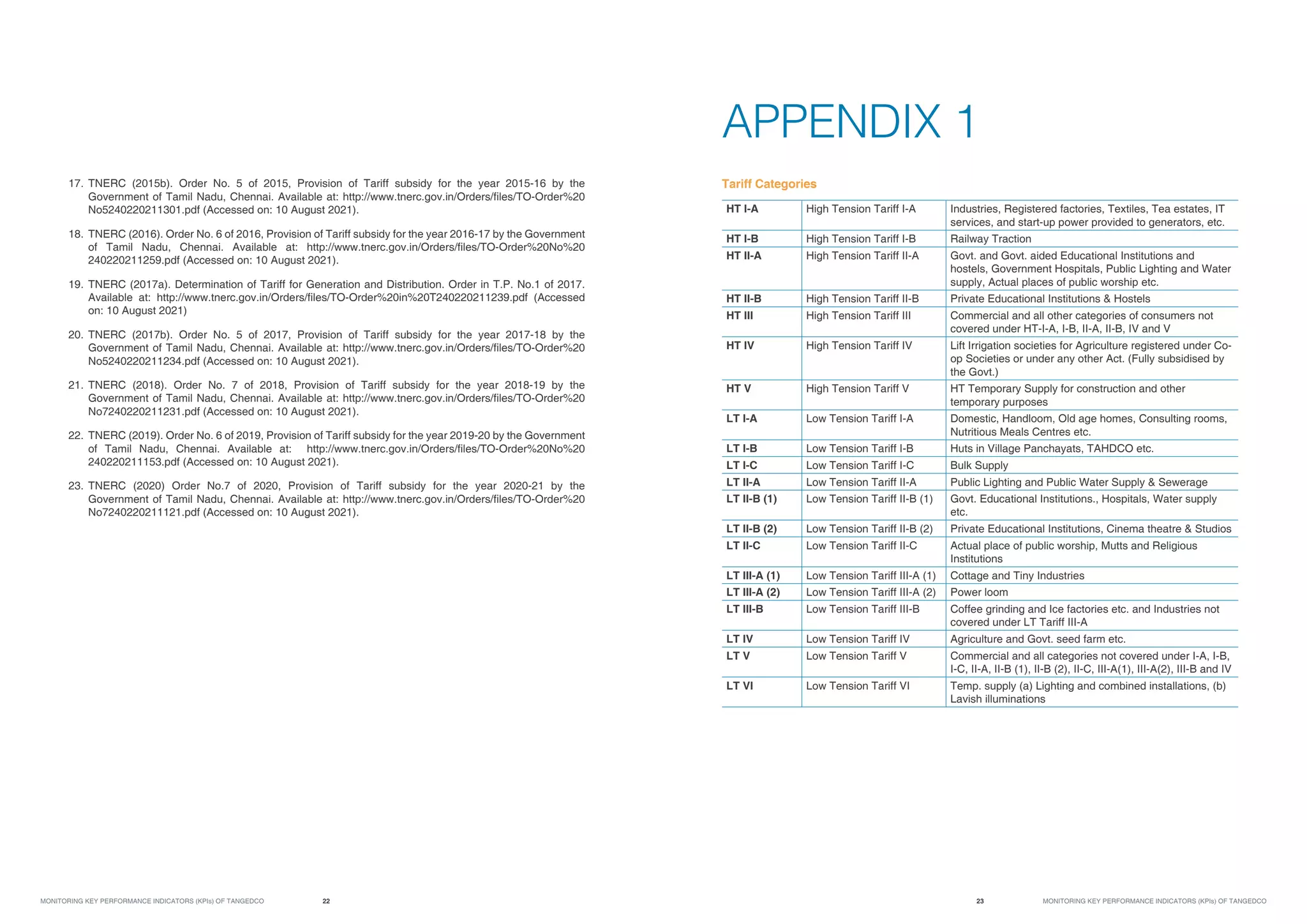 MONITORING KEY PERFORMANCE INDICATORS OF TANGEDCO | PDF