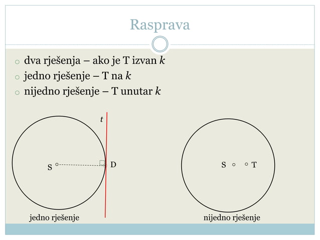 Tangenta kružnice | PPT