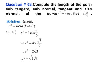 Tangent and curvature | PPT