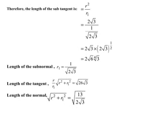 Tangent and curvature | PPT