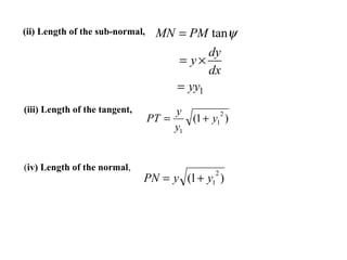 Tangent and curvature | PPT