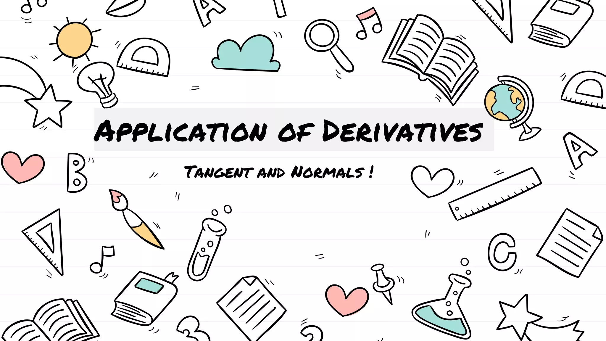 Tangent and Normals by Emroz Sardar | PPTX