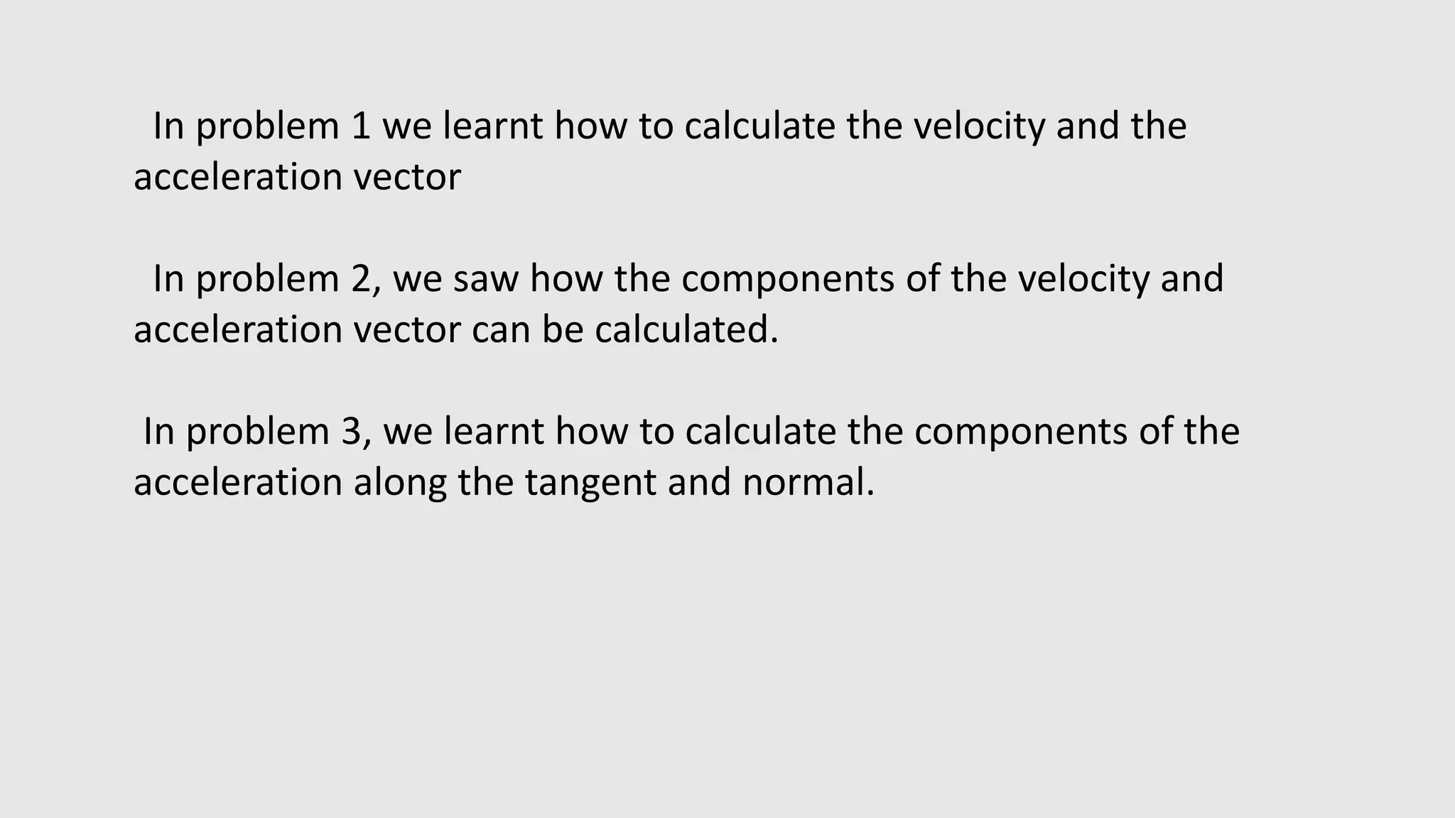 TANGENTIAL AND NORMAL COMPONENTS OF A VECTOR | PPTX