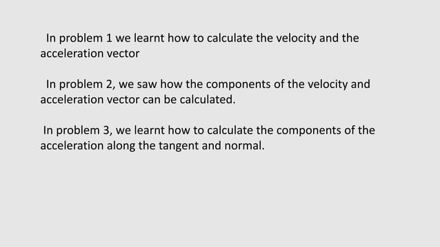 Tangential And Normal Components Of A Vector Pptx Physics Science