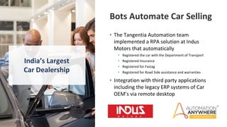 RPA - Business Continuity & Automation Success Stories | PPTX