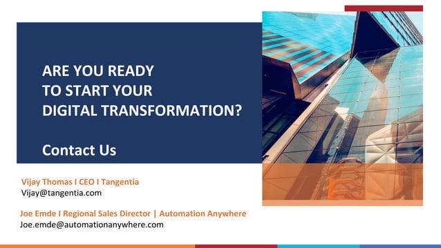 RPA - Business Continuity & Automation Success Stories | PPTX ...