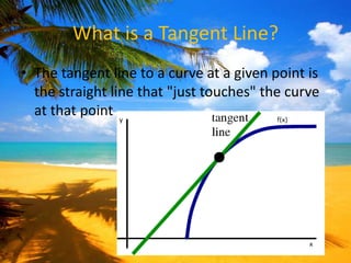 Tangent lines PowerPoint | PPTX