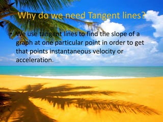 Tangent lines PowerPoint | PPTX