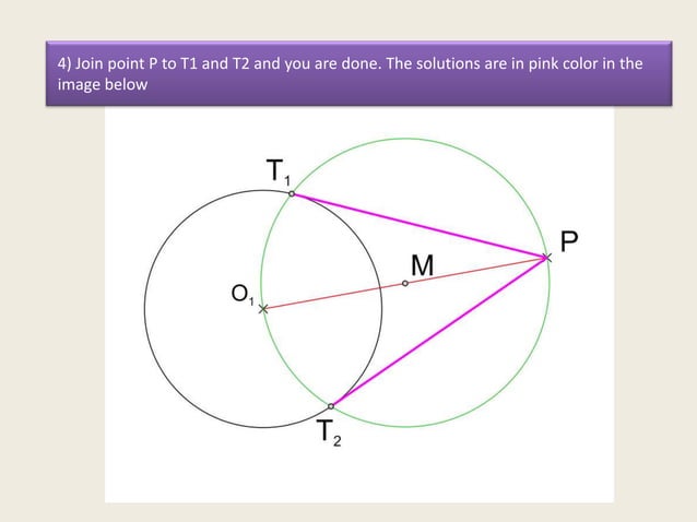 Tangent point circle | PPTX
