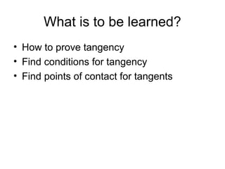 Tangents and the discriminant | PPT