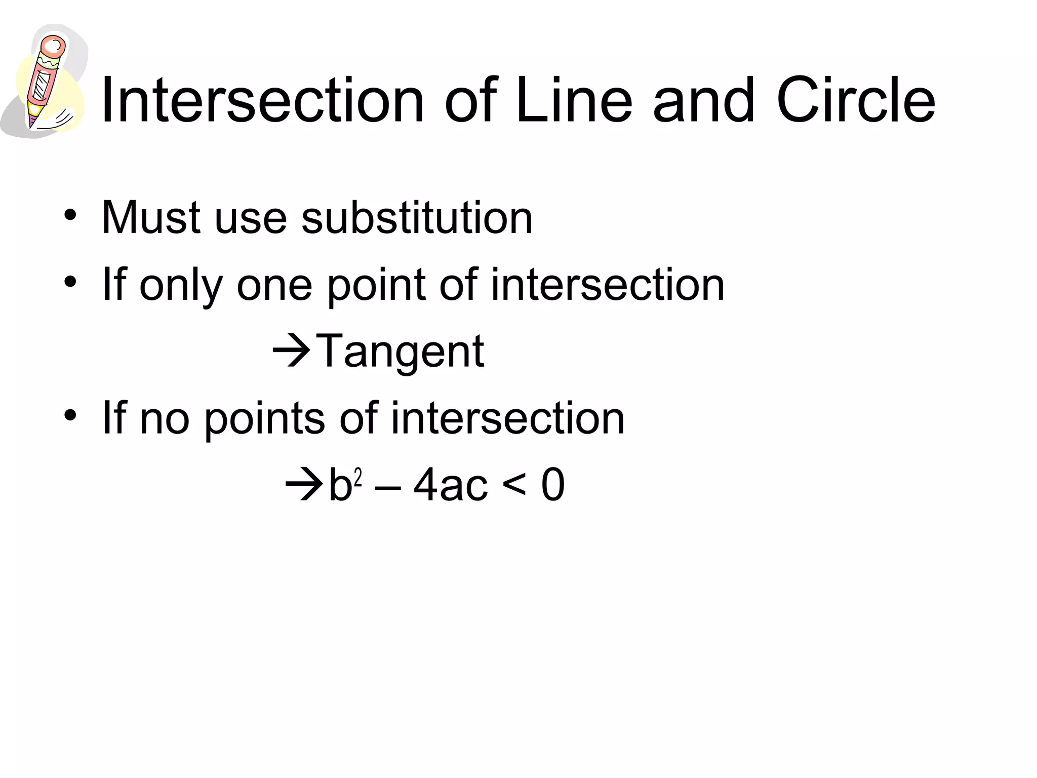 Tangents + intersections | PPT