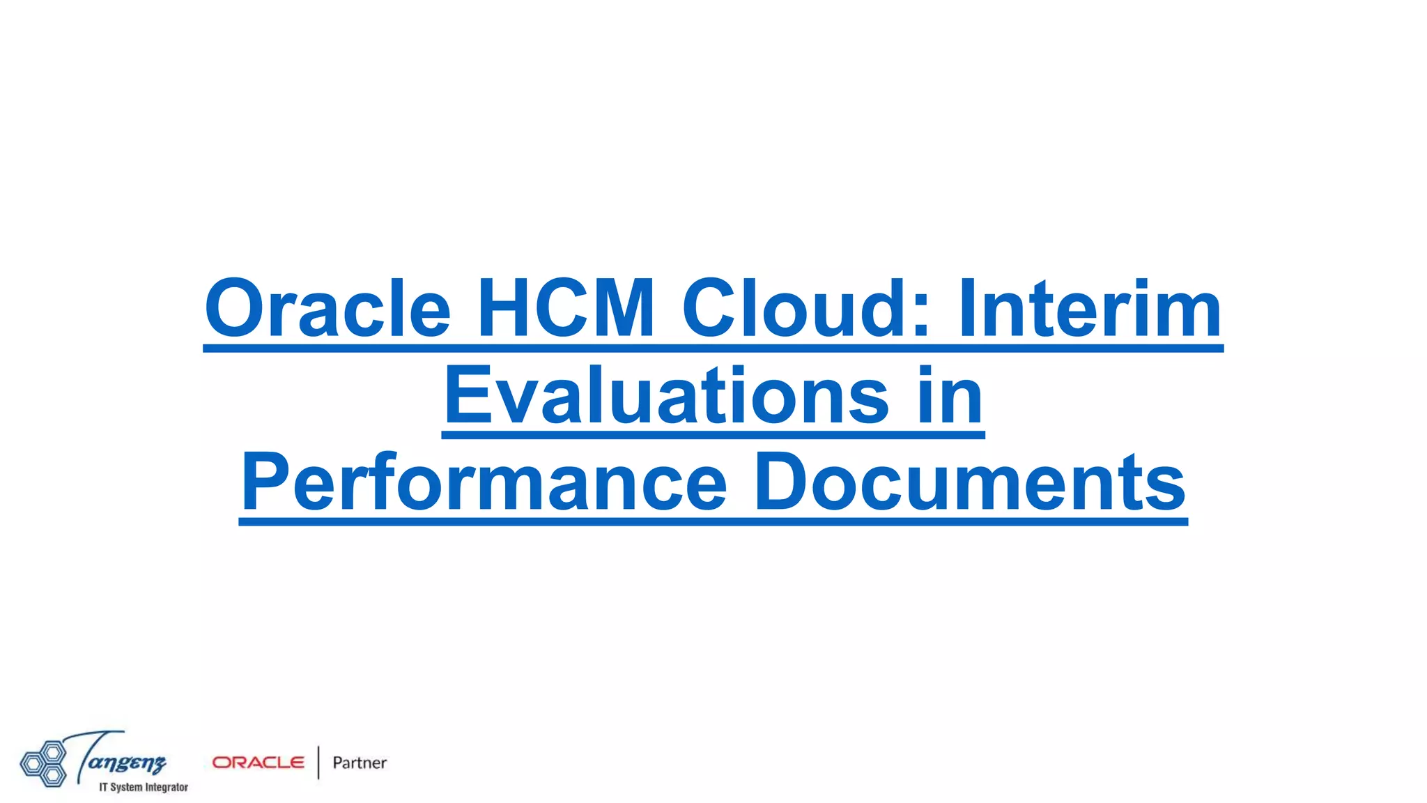 Oracle HCM CLoud | PPTX