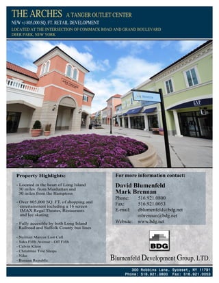 Arches Brochure | PDF