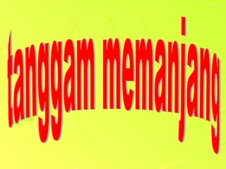 Tanggam memanjang | PPT