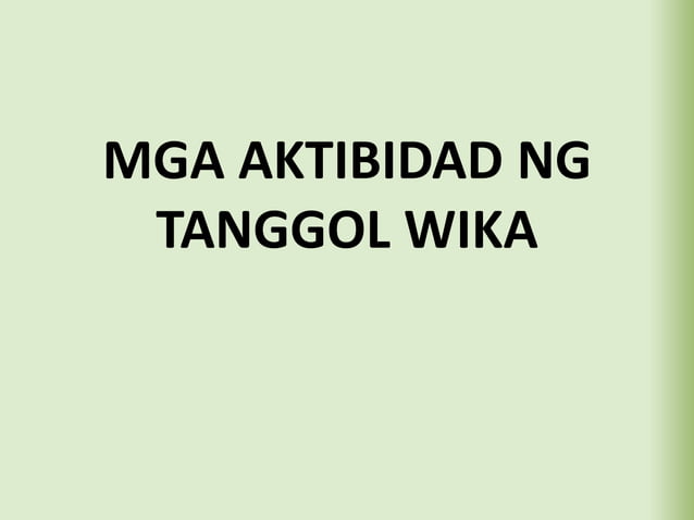 Tanggol wika presentation_-_filipino_sa | PDF
