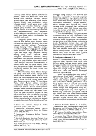 Tanggung Jawab Orang Tua dalam Mendidik Remaja Menurut Amsal 22 | PDF