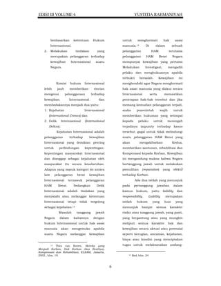 Tanggung Jawab Pemerintah dalam Pemberian dan Pengajuan Kompensasi dan Restitusi Terhadap Korban ...