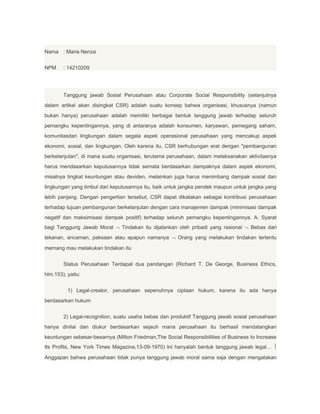 Tanggung jawab perusahaan | DOC