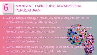 Tanggung Jawab Sosial Perusahaan | PPTX