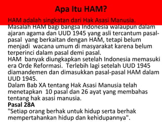 Tanggung Jawab Sosial Tokoh Masyarakat Dalam Implementasi HAM | PPT