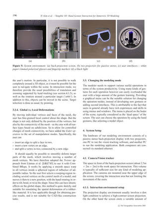 Tangible 3 D Hand Gesture | PDF