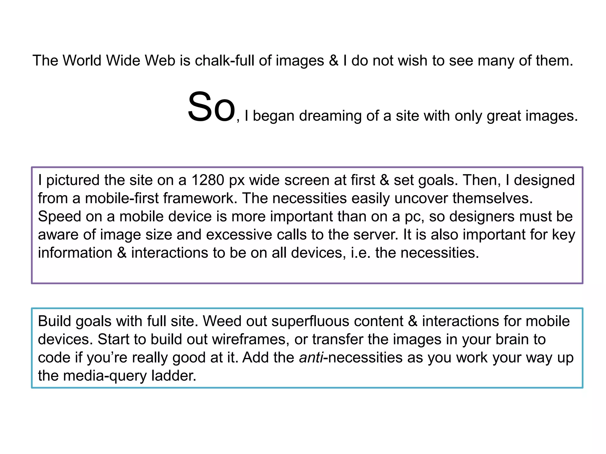 Tangible ideas | PPT