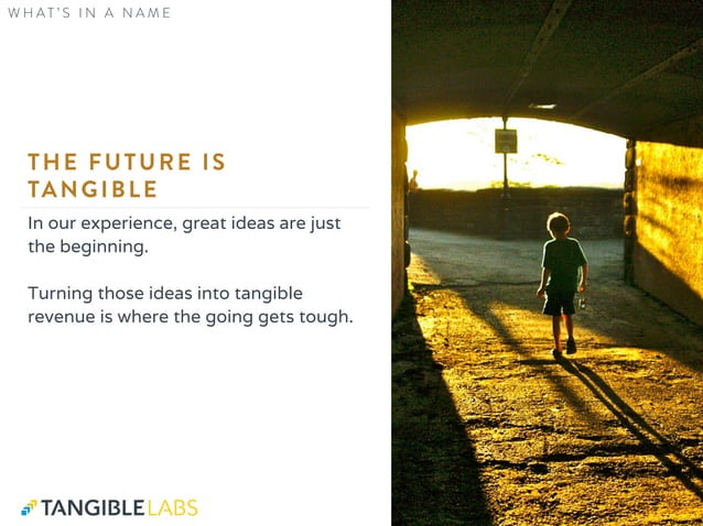 Tangible Labs Intro | PPT