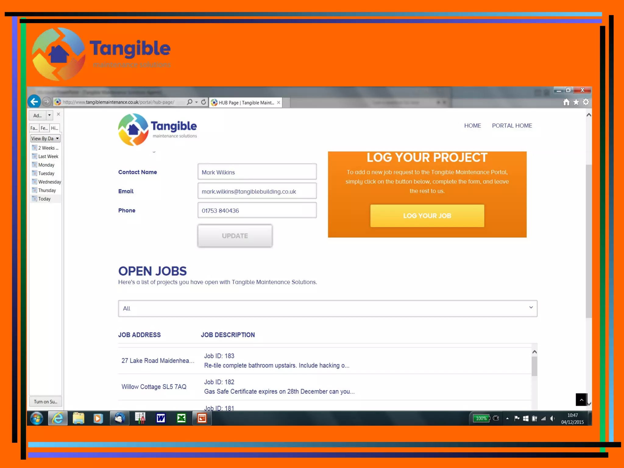 Tangible maintenance solutions presentation | PPT
