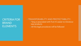 Tang Icelolly a Brand Extension of Tang Juice | PPTX