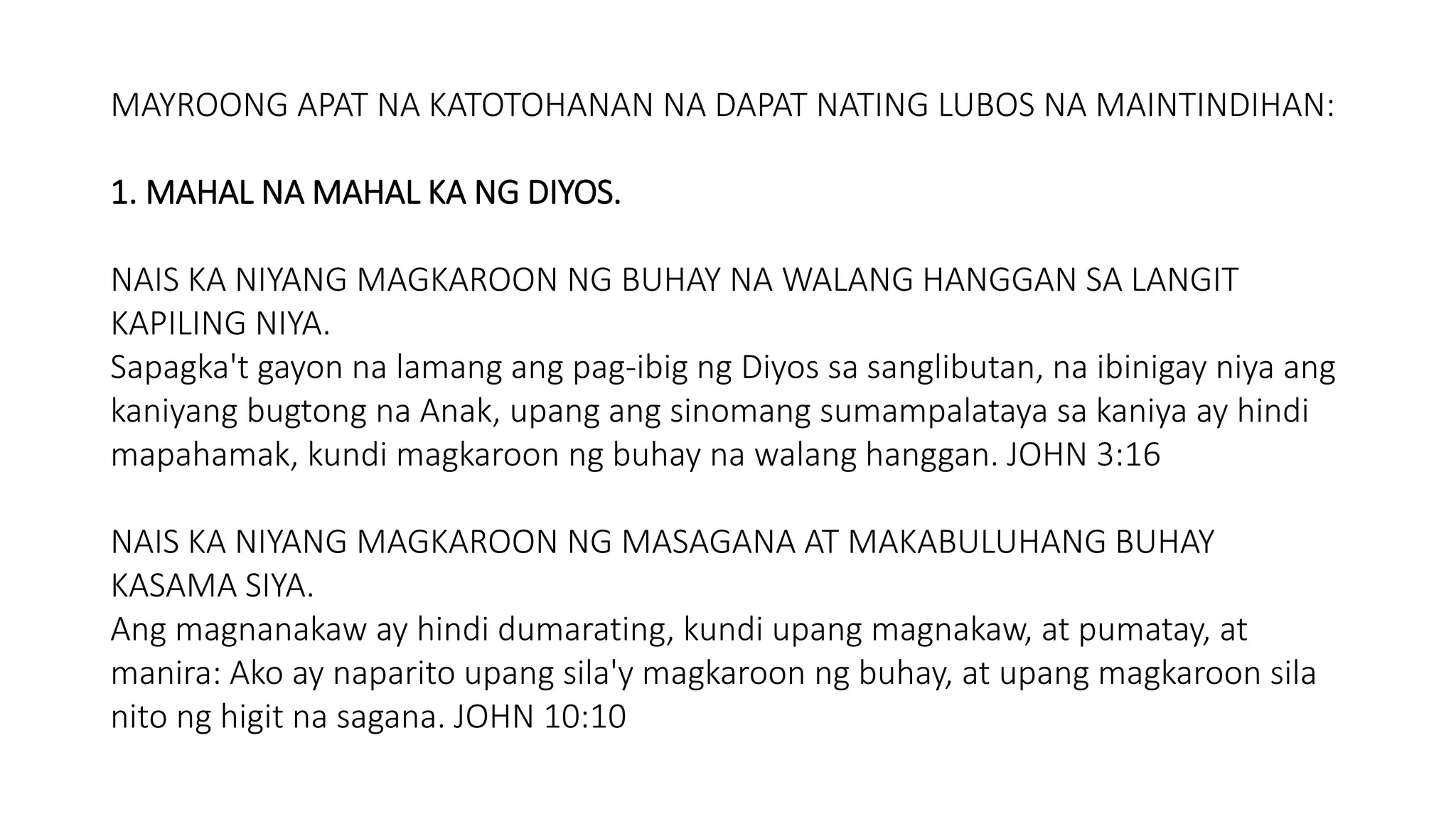 Tanging si JESUS CHRIST ang Tagapagligtas - Tagalog Soul Winning Gospel ...