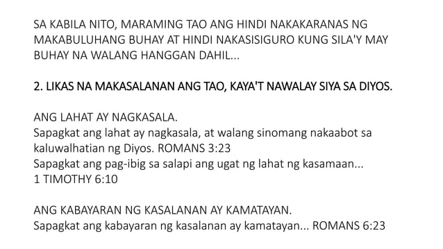 Tanging si JESUS CHRIST ang Tagapagligtas - Tagalog Soul Winning Gospel ...