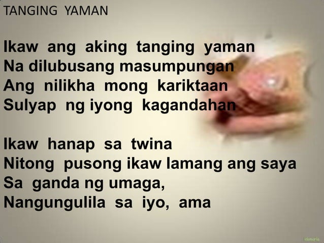 Tanging yaman | PPTX
