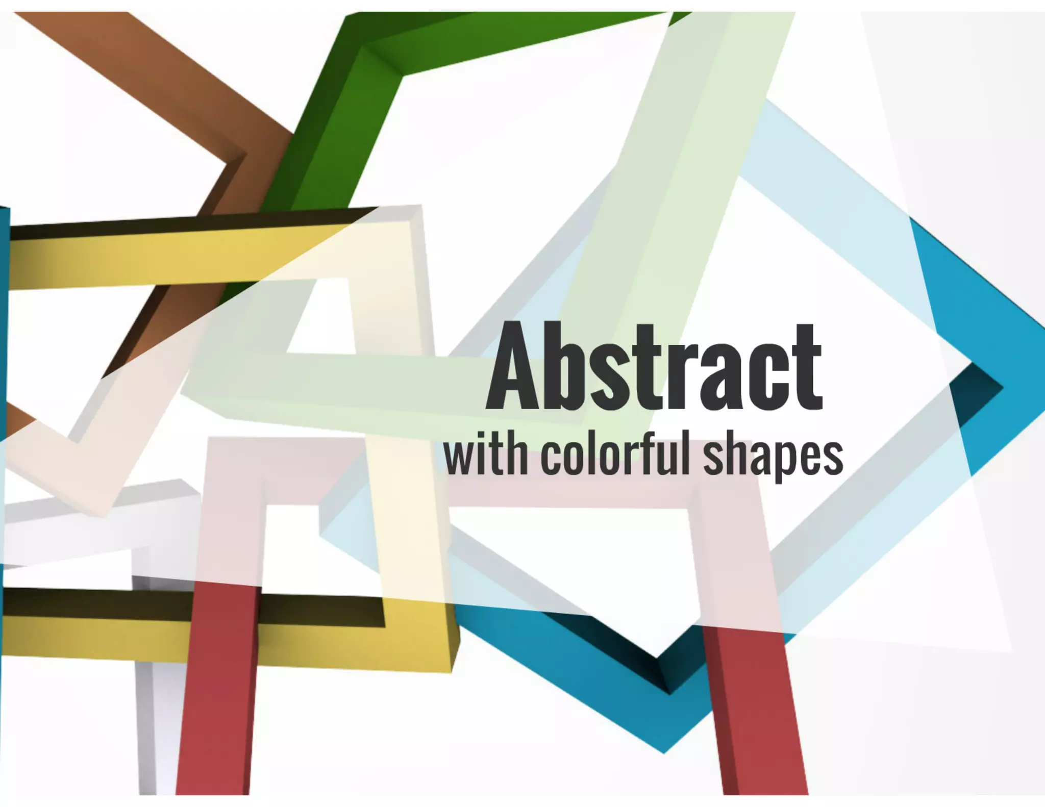 Tangled Frames 3D Template | PPT